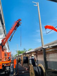 GFPT : Supply&Installed 22kV Riser Pole – TADS